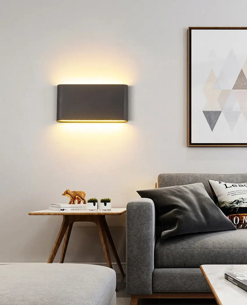 Indoor Outdoor Rectangular Wall Sconce - Decorstly