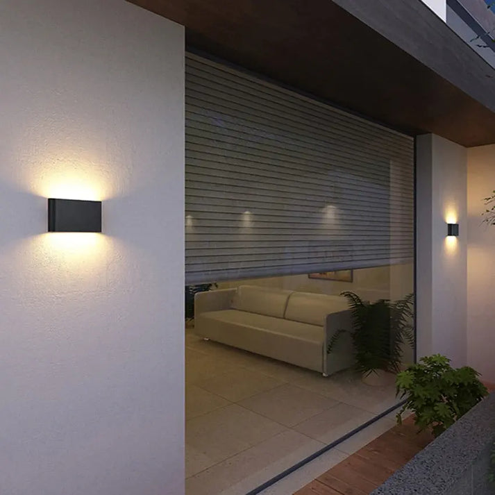 Indoor Outdoor Rectangular Wall Sconce - Decorstly