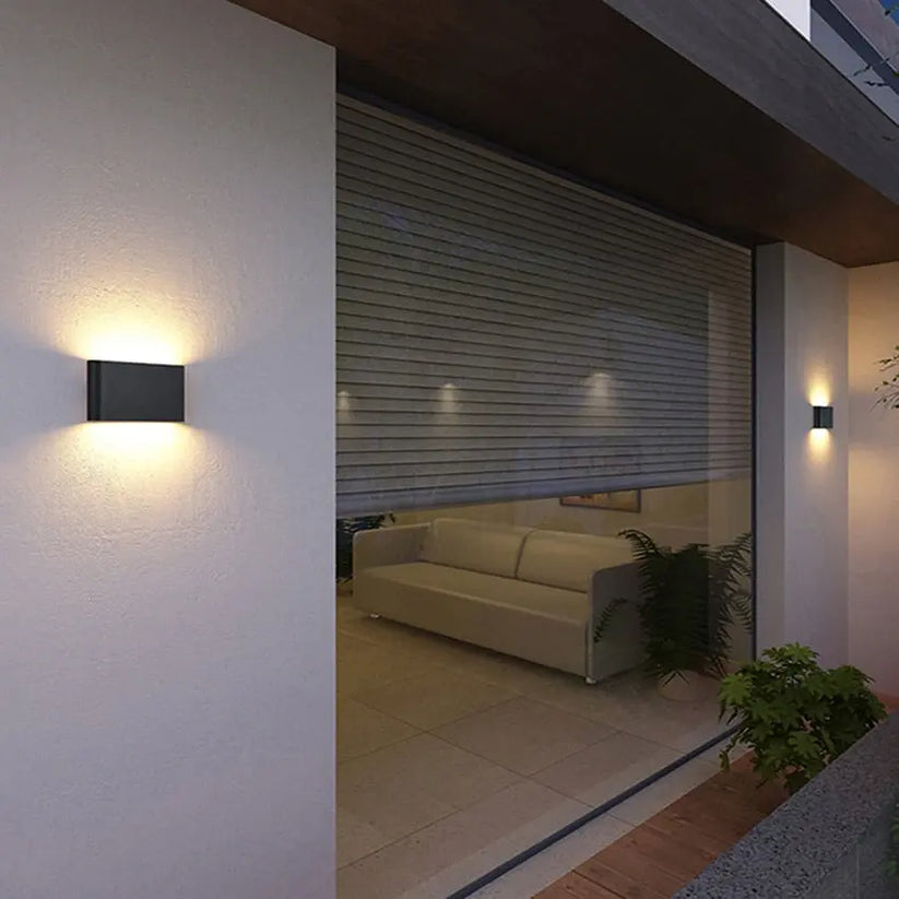 Indoor Outdoor Rectangular Wall Sconce - Decorstly
