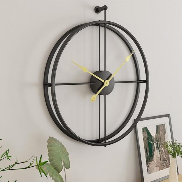 Vintage Black Wall Clock - Decorstly