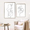 Abstract Women Line Art - Decorstly