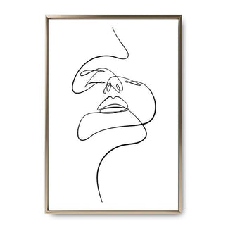 Abstract Women Line Art - Decorstly