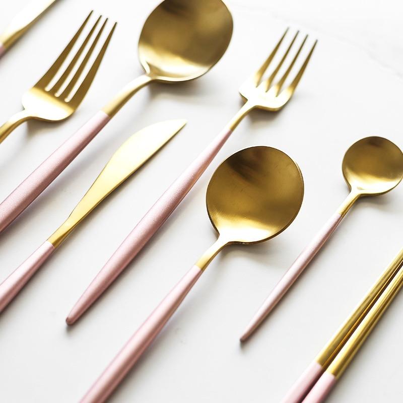 Gold flatware Set | Buy Online - Decorstly
