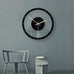 Minimalist Black Wall Clock - Decorstly